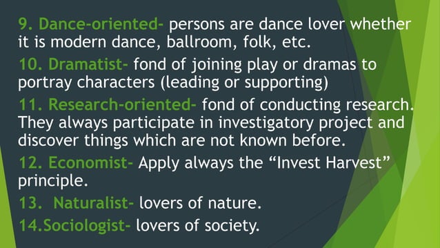 Assessment of multiple talents | PPTX