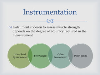 Assessment of muscle power | PPTX