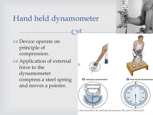 Assessment of muscle power