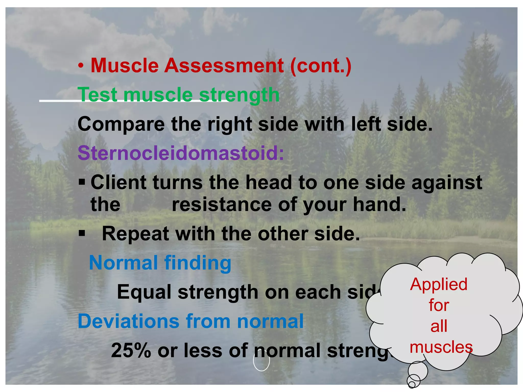 Assessment of musculoskeletal system | PPT