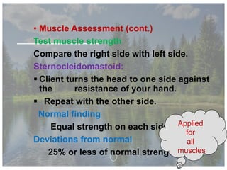Assessment of musculoskeletal system | PPT