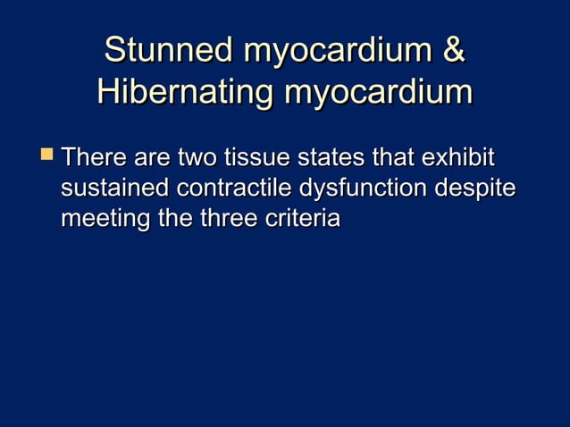 Assessment of myocardial viability | PPT