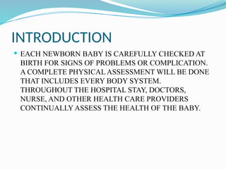 ASSESSMENT OF NEWBORN IN Child health nursing .pptx