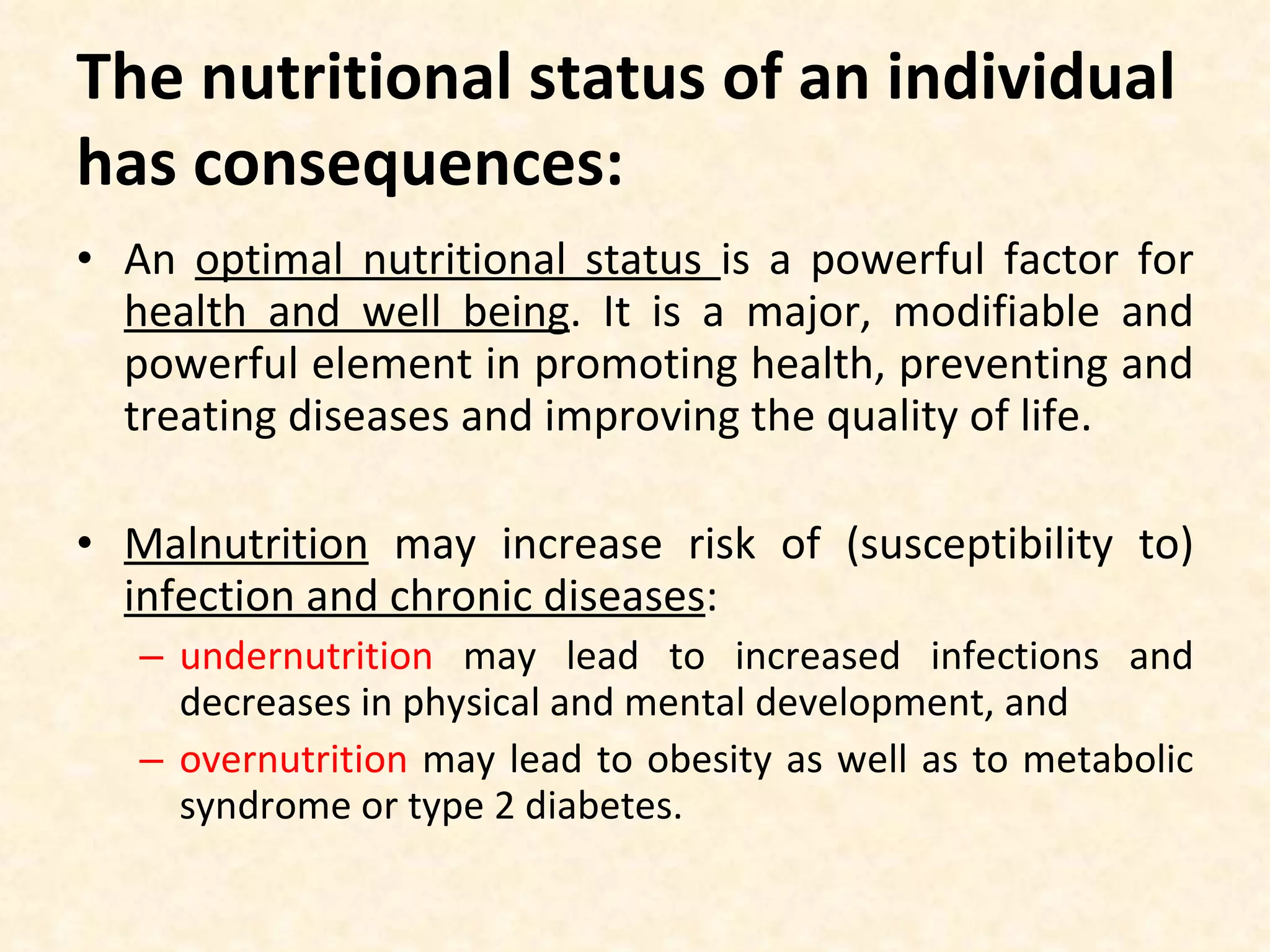 Assessment Of Nutritional Status | PPT