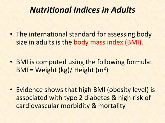 Assessment Of Nutritional Status | PPT | Nutrition | Healthy Living