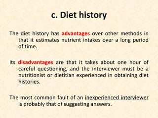 Assessment Of Nutritional Status | PPT