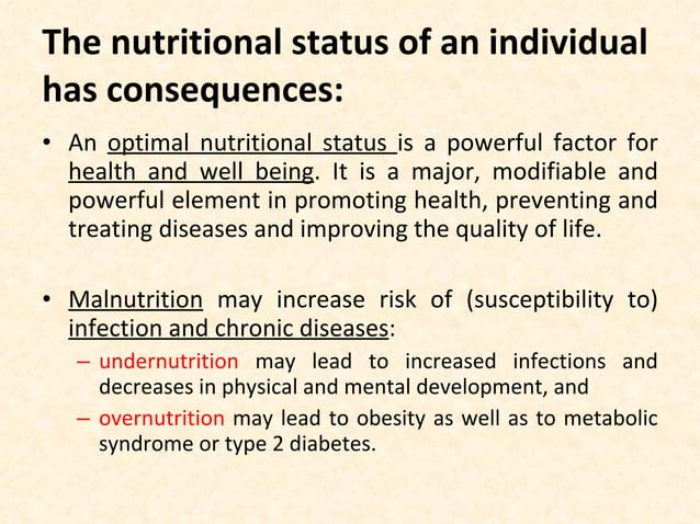 Assessment Of Nutritional Status | PPT | Nutrition | Healthy Living