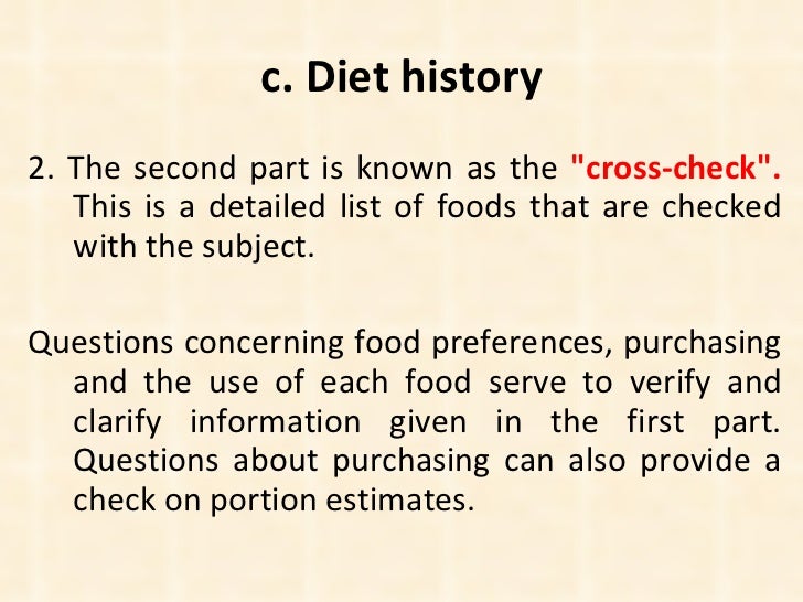 Validated Diet History Questionnaire - salonfile