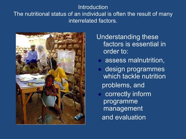 Assessment of nutritional status and nutritional history | PPTX