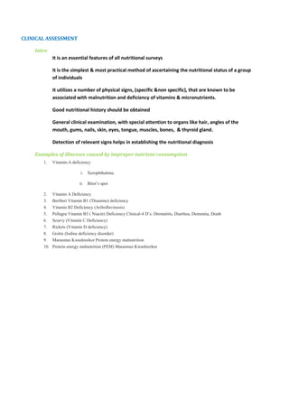 Assessment of nutritional status | DOCX