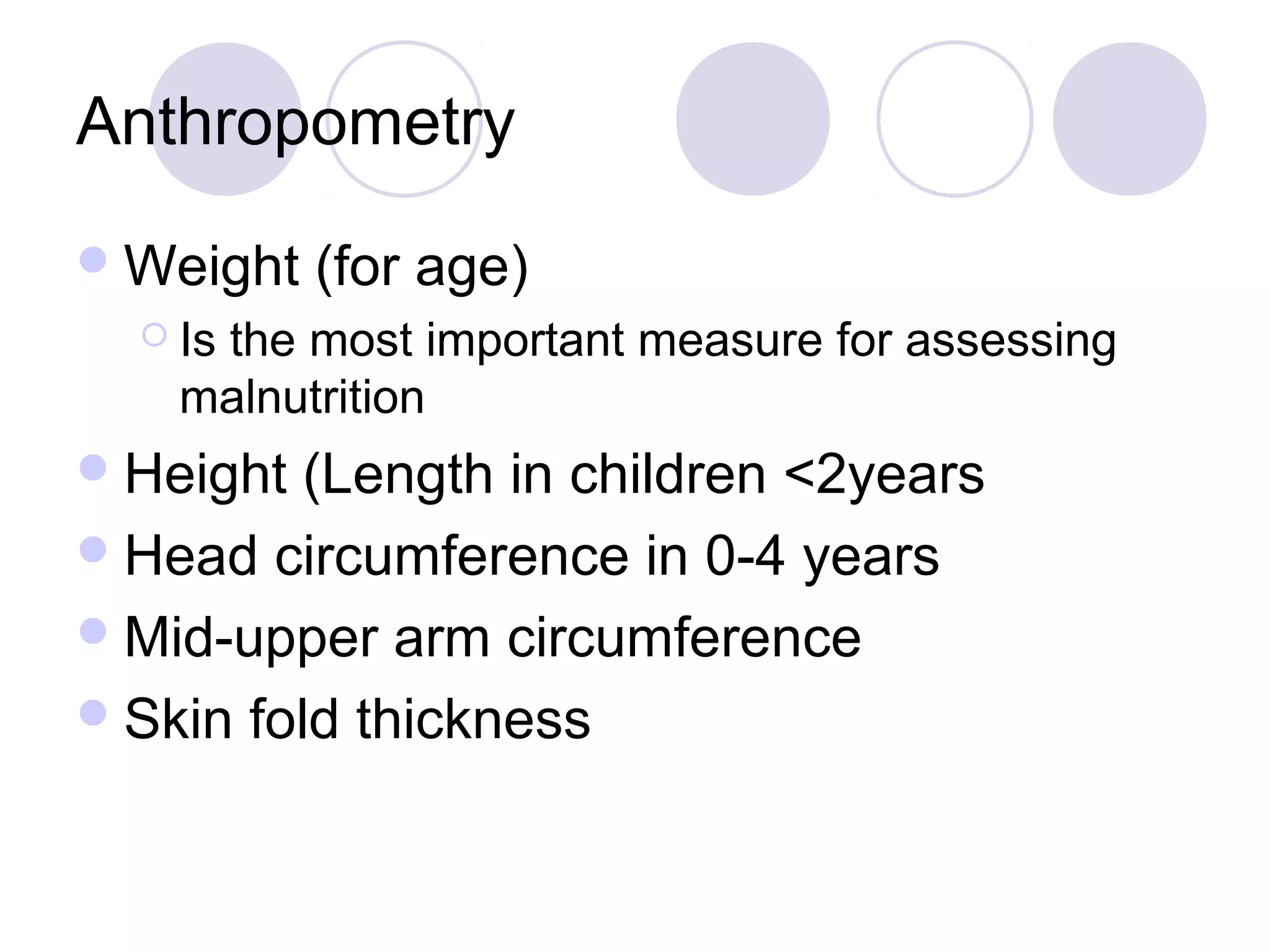 Assessmentof Nutritional Status Ppt