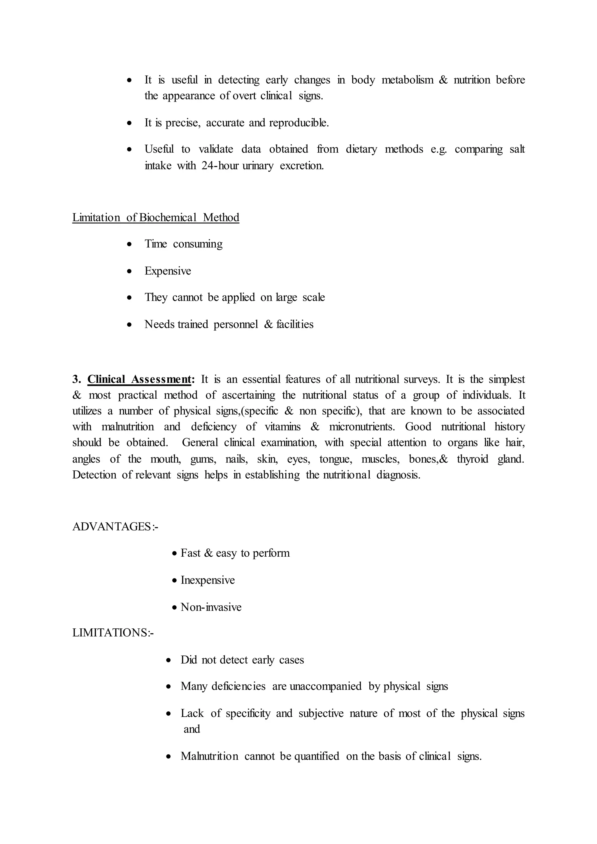 Assessment of nutritional status | DOC