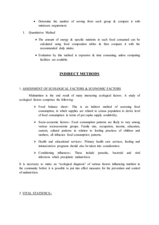 Assessment of nutritional status | DOC