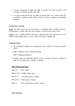 Assessment of nutritional status | DOC