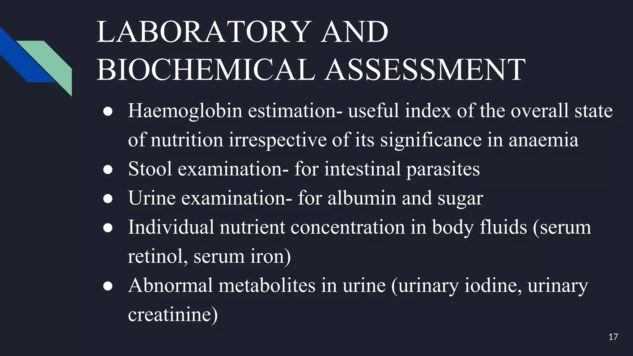 Assessment of Nutritional Status | PPTX