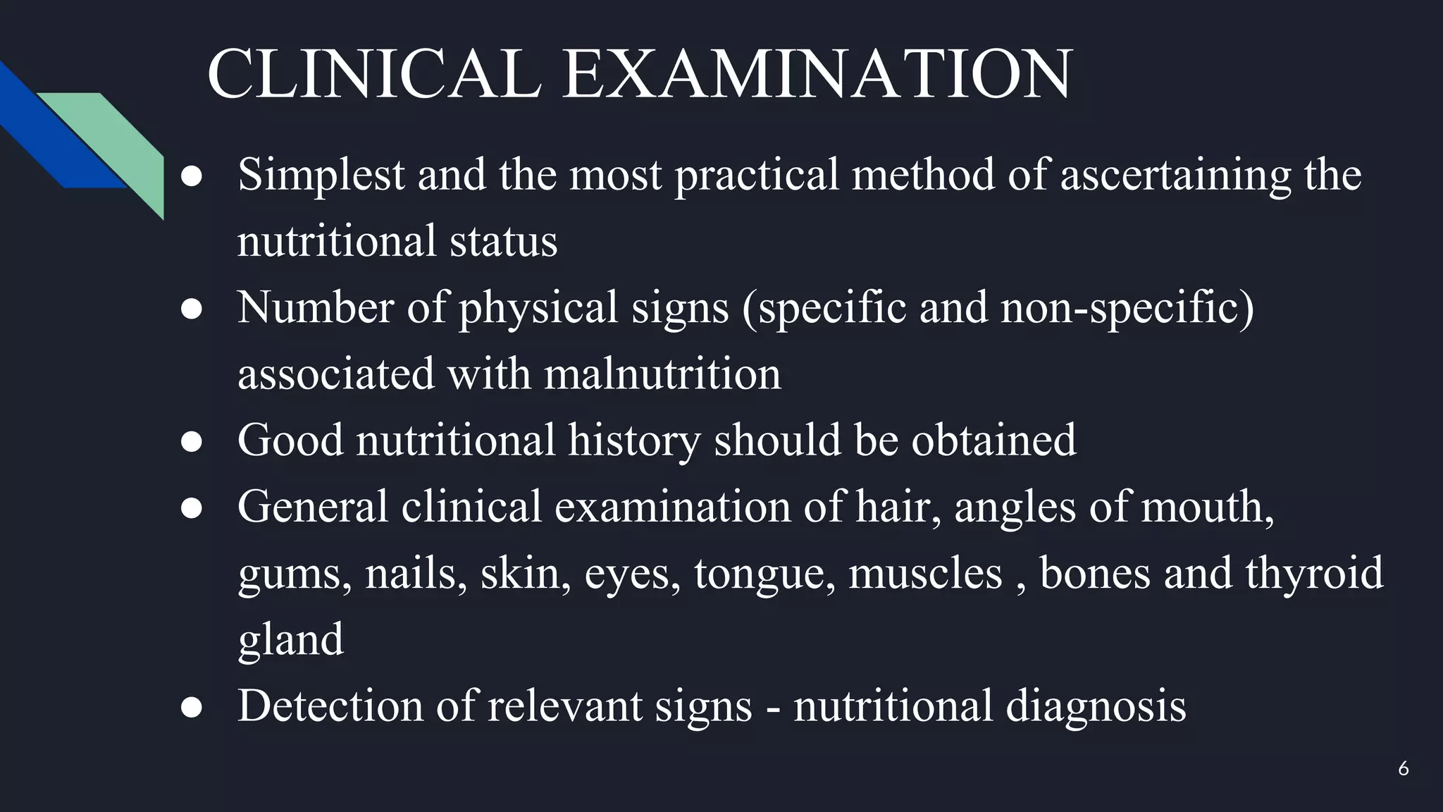 Assessment of Nutritional Status | PPTX