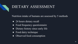 Assessment of Nutritional Status | PPTX