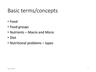 Assessment of nutritional status - methods | PPTX