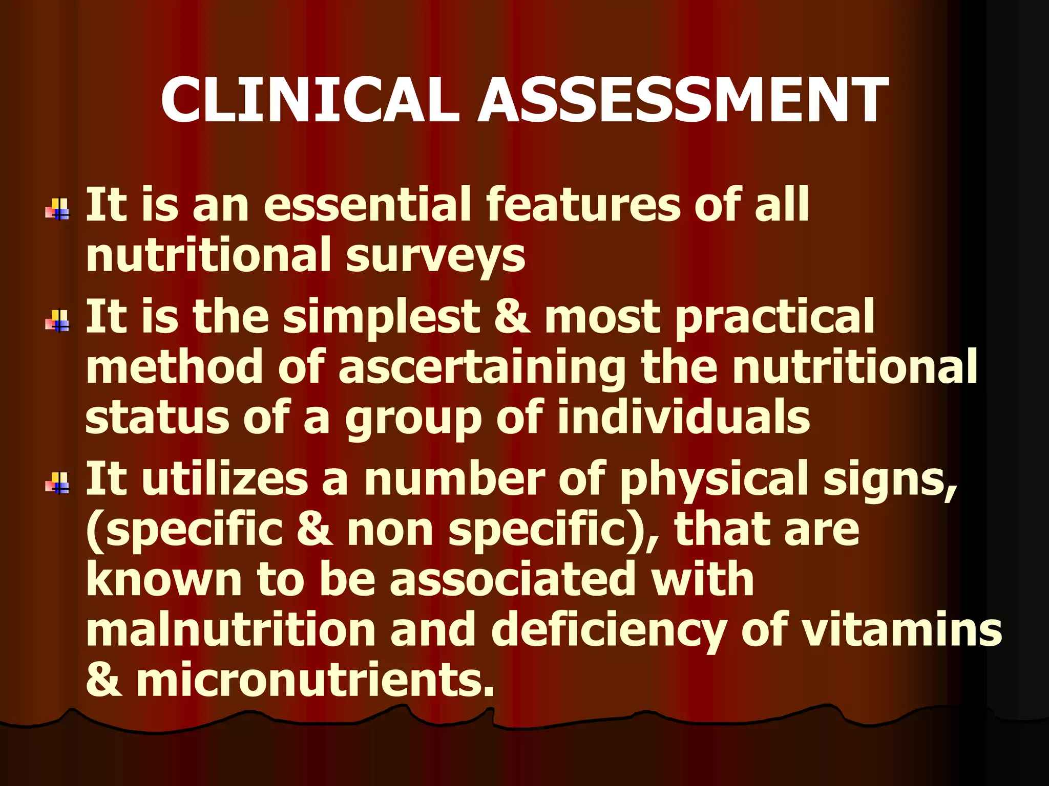 Assessment Of Nutritional Status Ppt