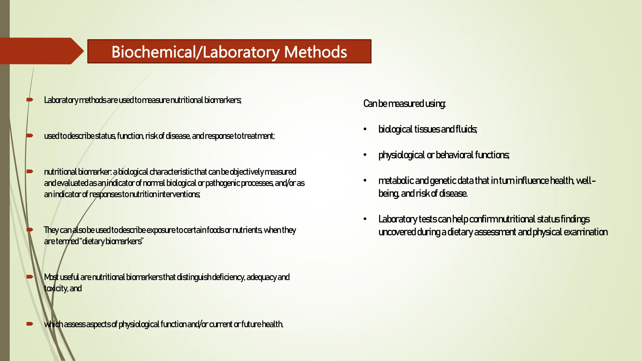 Assessment Of Nutritional Status Pptx