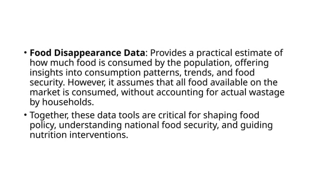 Assessment of nutritional status in India | PPTX