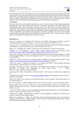 Assessment of nutritional status of household members in a rural nigerian population | PDF ...