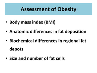 Assessment of Obesity | PPTX