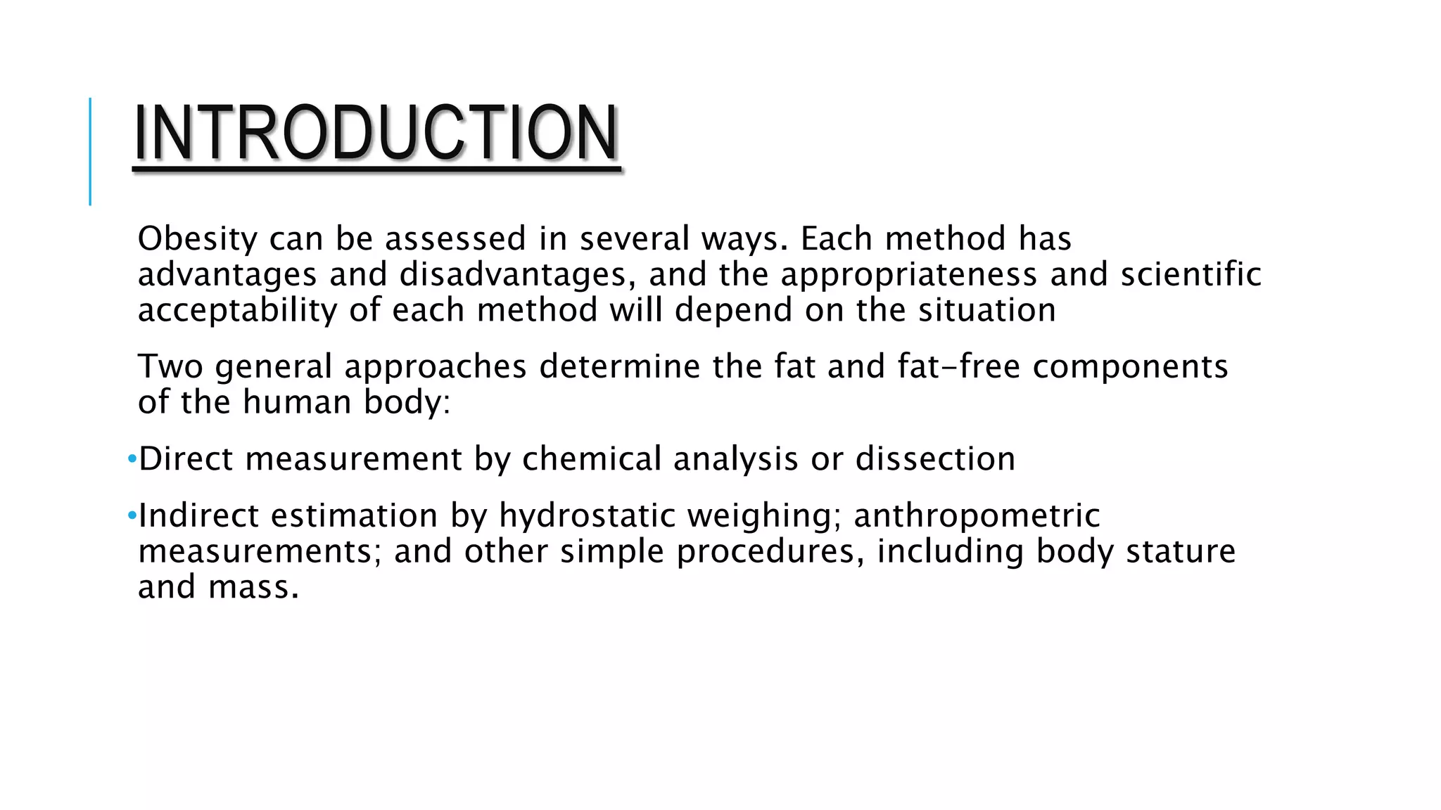 Assessment of obesity | PPTX