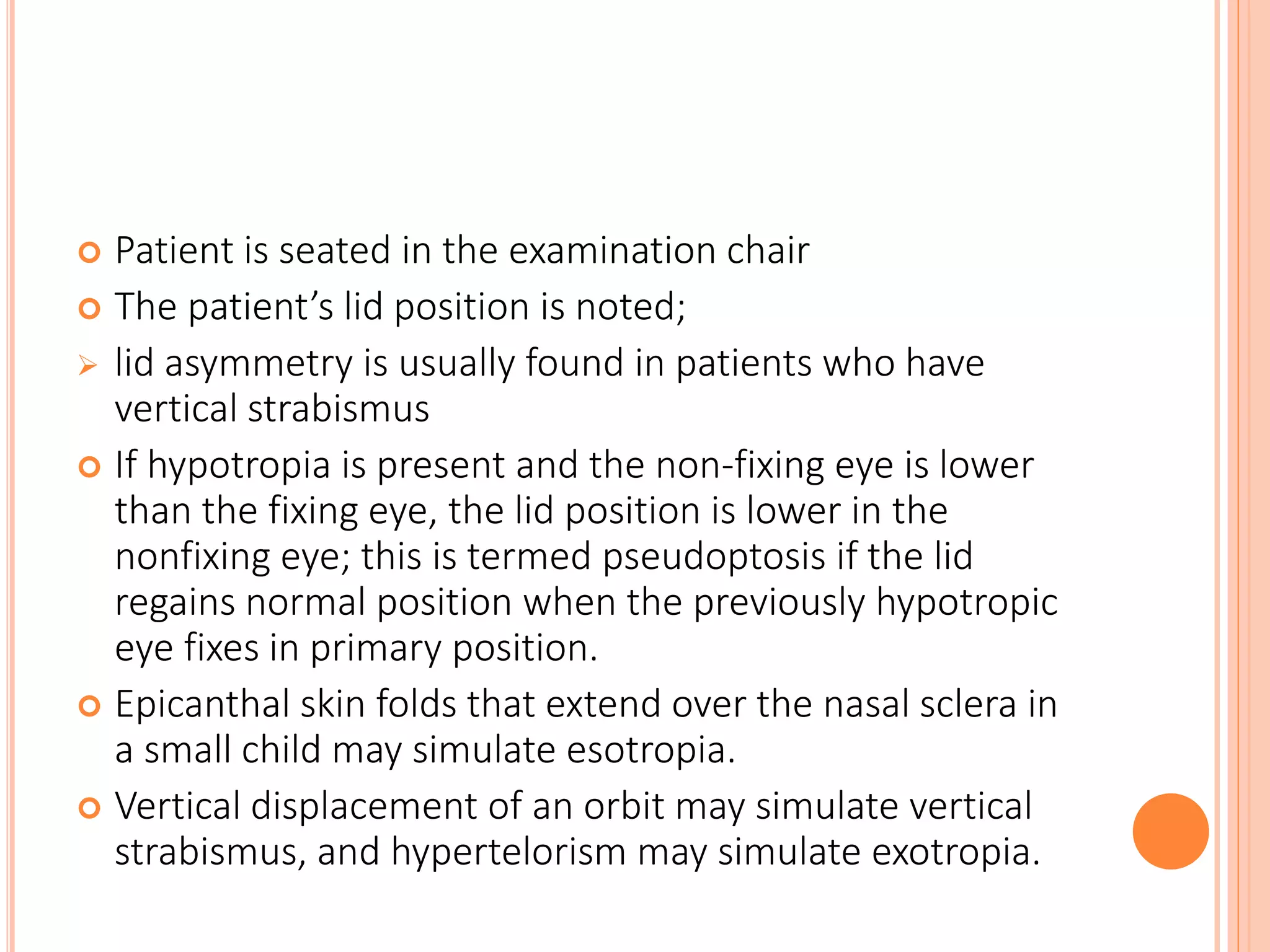 Assessment of ocular alignment | PPTX