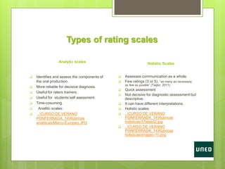 Assessment of oral skills roleplay | PPT