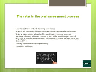 Assessment of oral skills roleplay | PPT