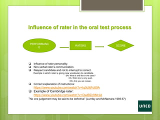 Assessment of oral skills roleplay | PPT