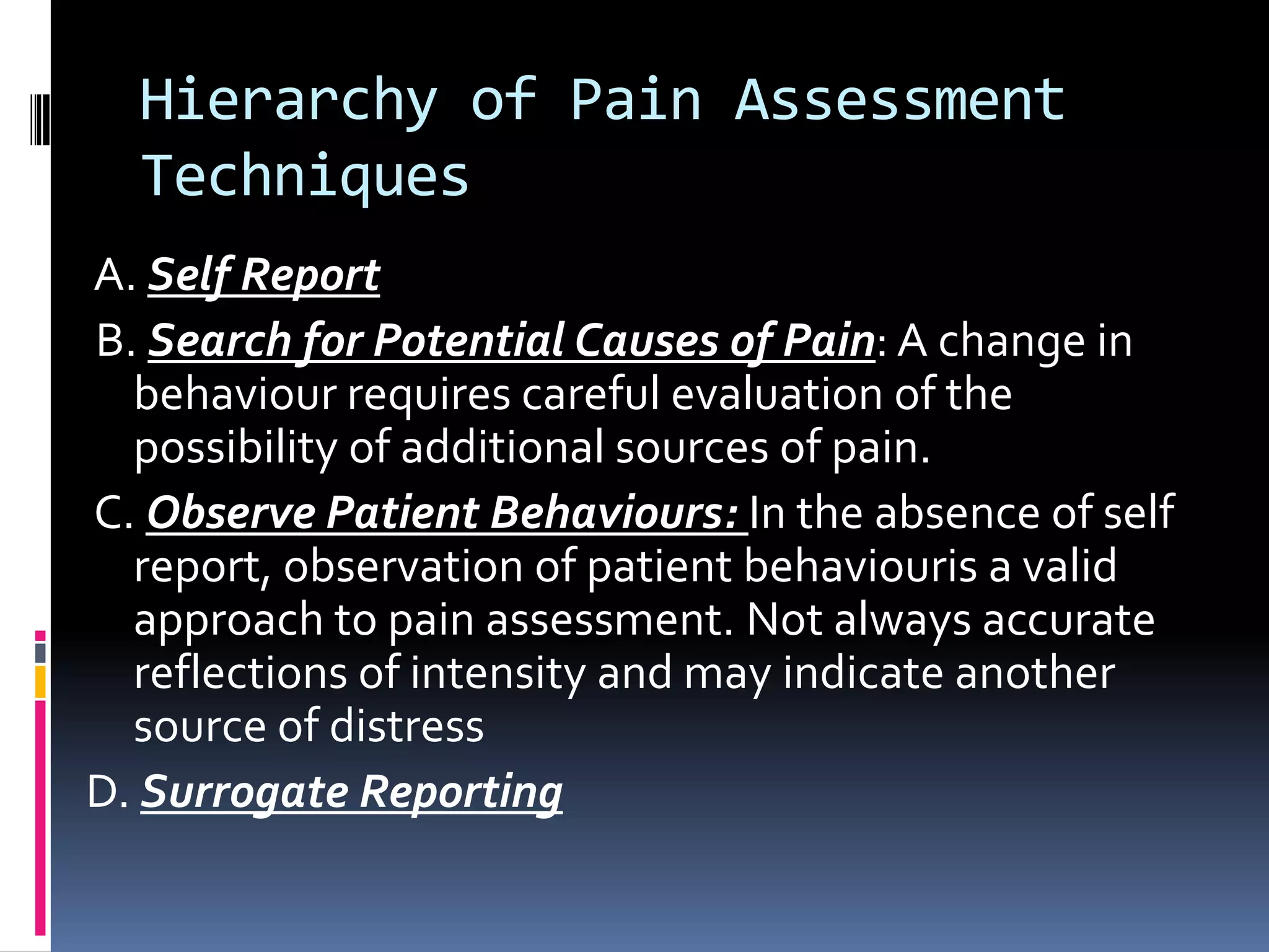 Assessment of pain | PPTX