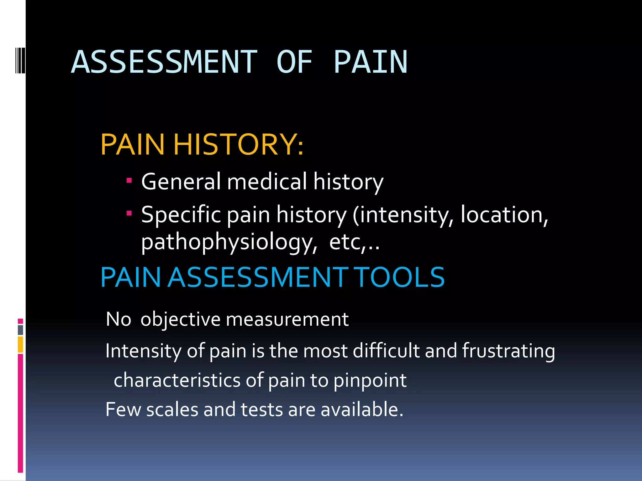 Assessment of pain | PPTX