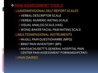 Assessment of pain | PPTX