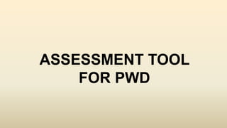 Assessment of person with high support Needs.pptx