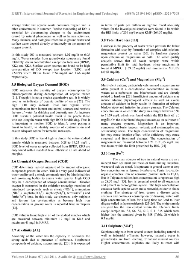 Assessment of physicochemical characterstics of | PDF