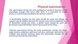 Assessment of postnatal women | PPTX