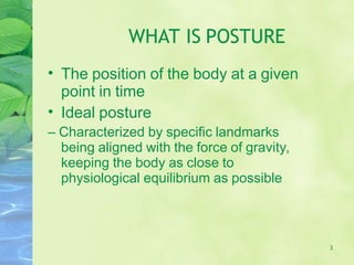 Methods in assessing posture and its abnormality | PPT