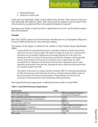 Assessment Of Project Completion For Capstone Design Projects | PDF