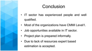 Assessment of project management practices in pakistani software ...