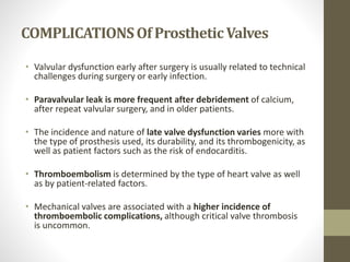 Assessment of prosthetic valve function | PPTX