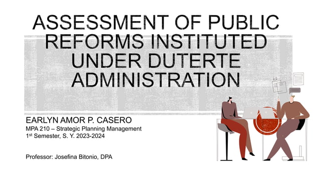 ASSESSMENT PUBLIC REFORMS PHILIPPINES | PPTX