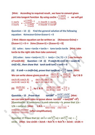 Assessments for class xi | DOCX | Physics | Science