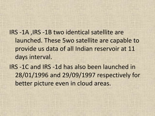 Assessment of reservoir sedimentation by remote sensing | PPTX
