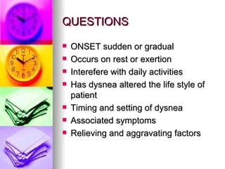 Assessment of respiratory system | PPT