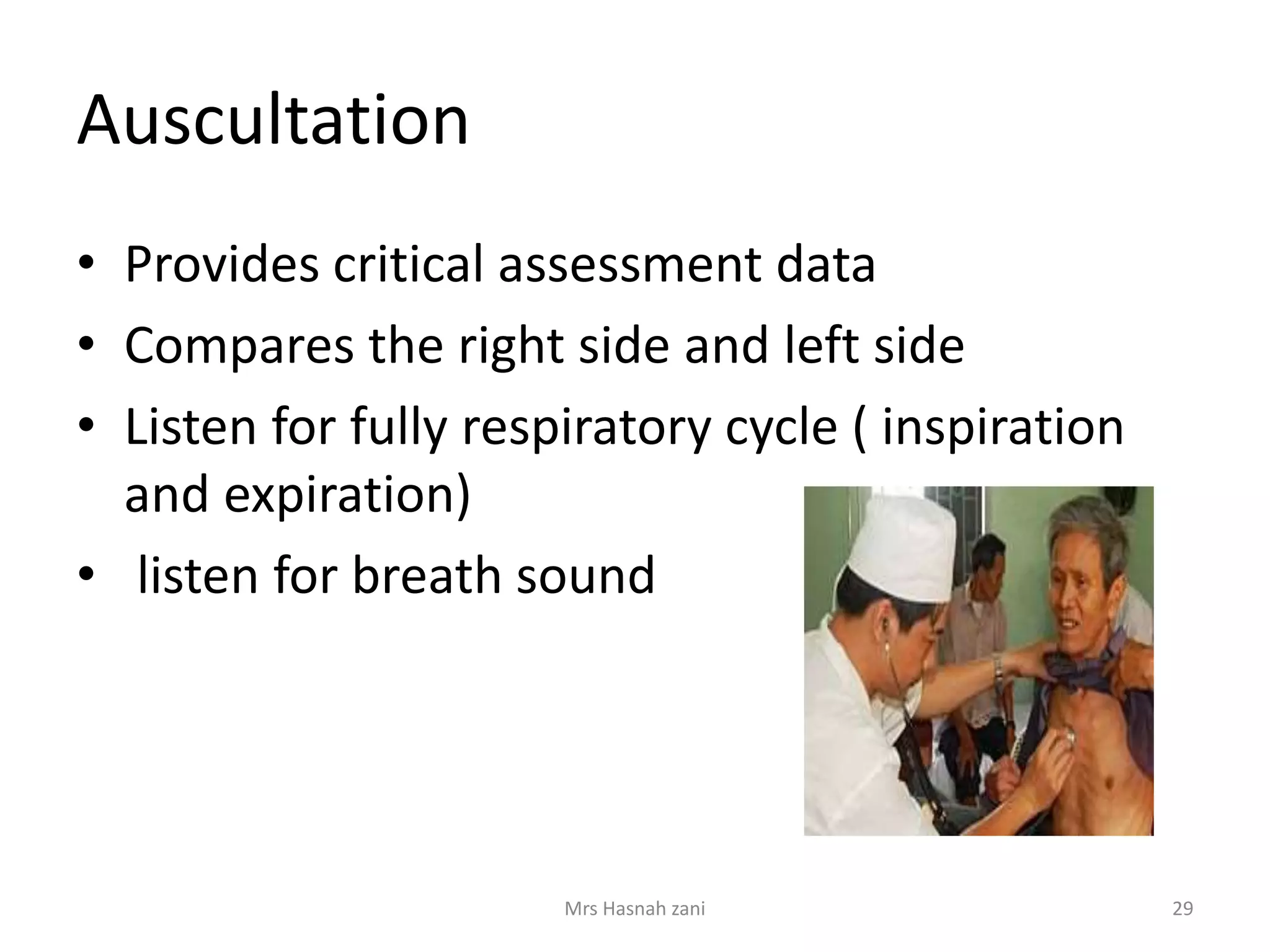 Assessment of respiratory system | PPTX