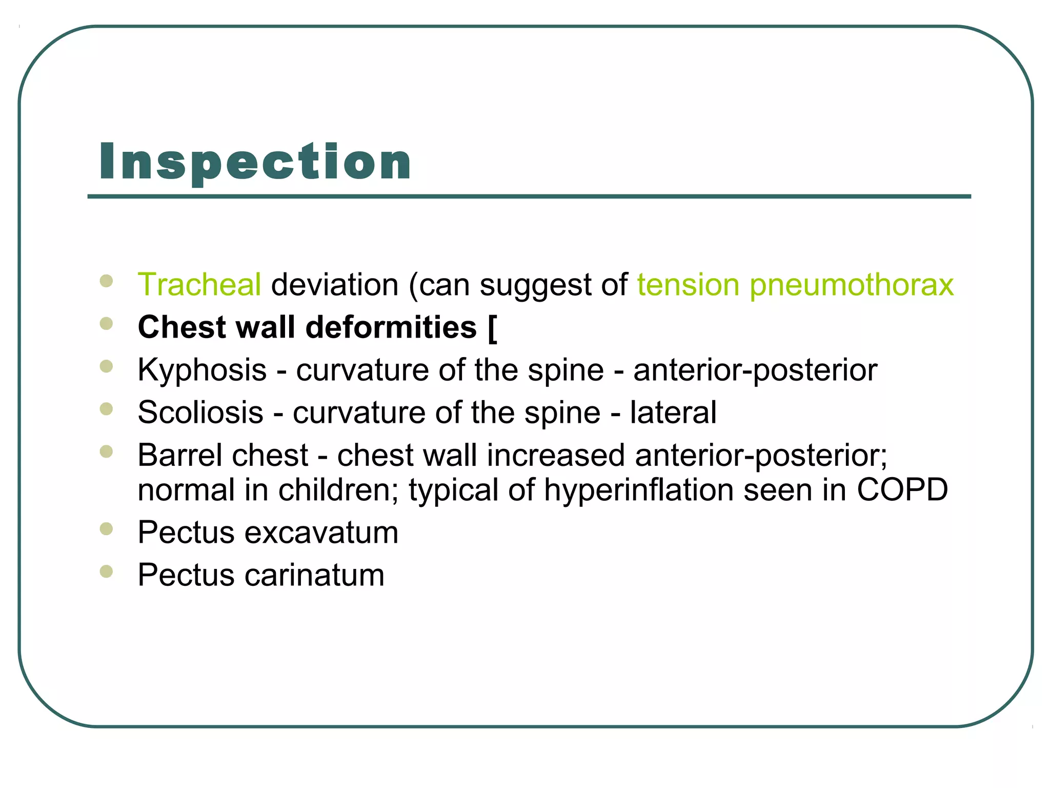 Assessment of respiratory system | PPT