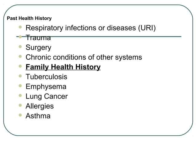Assessment of respiratory system | PPT | Lung and Respiratory Health ...