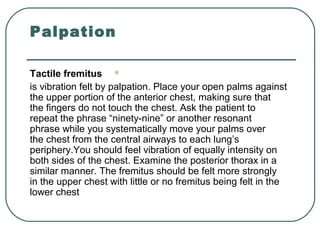 Assessment of respiratory system | PPT